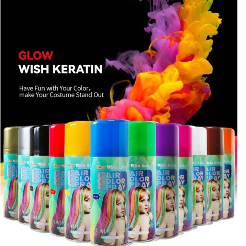 GW Hair Color Spray Washable Hair Color Spray 120ml | Shopee Philippines