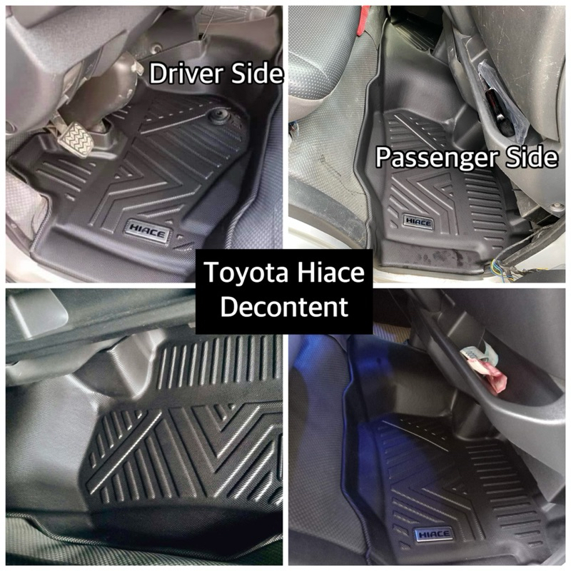 Toyota Hiace Decontent 2021 - 2025 5D Matting Version 3 | Shopee ...
