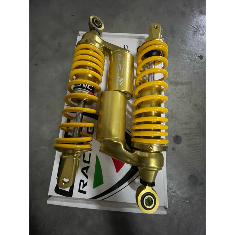 CNC rear shock aerox 290 mm with gas tank | Shopee Philippines
