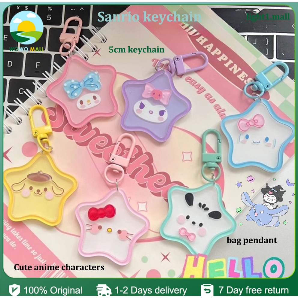 Sanrio acrylic bag keychain animation Kuromi Cinnamoroll bag pendant ...