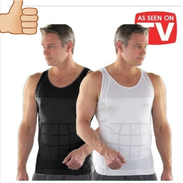 new cod slim Lift men's corset tummy control vest tight body shaping ...