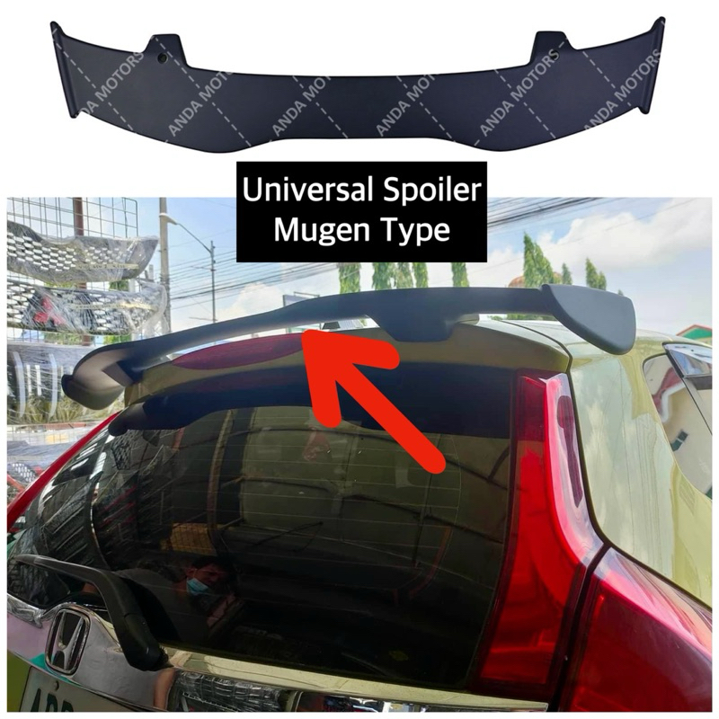 Car Universal Spoiler Mugen Type (Hatchback) | Shopee Philippines