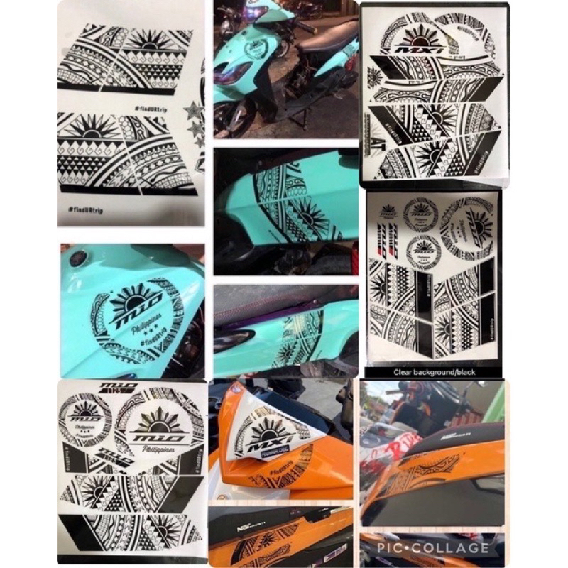 YAMAHA M3, SPORTY, MXI SET CLEAR STICKER FINDURTRIP design | Shopee ...