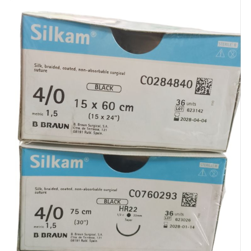 Silkam 4-0 Strand/Round sold per piece BBRAUN | Shopee Philippines