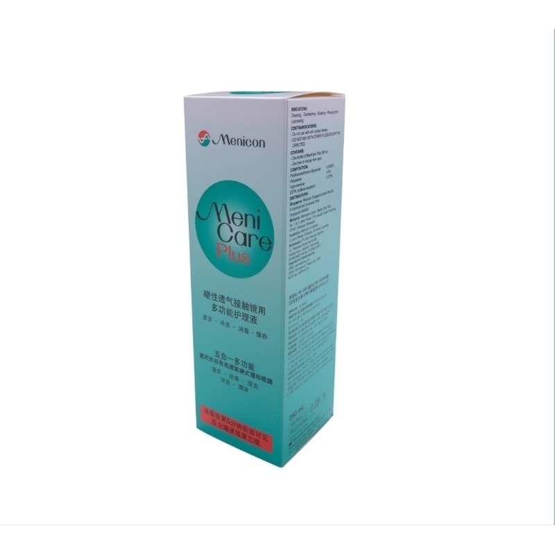 Menicare Plus RGP Lens Menicon Multipurpose Solution Expiry June 2026 ...
