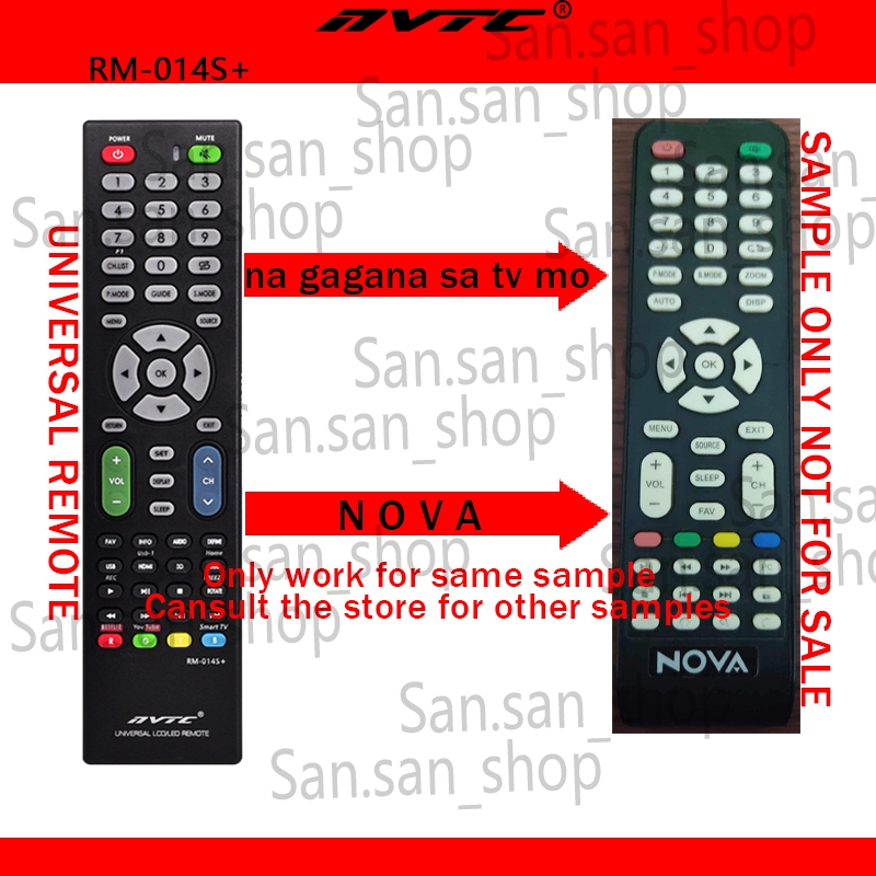 100% Universal remote control Work for nova smart tv remote na gagana sa tv mo | Shopee Philippines