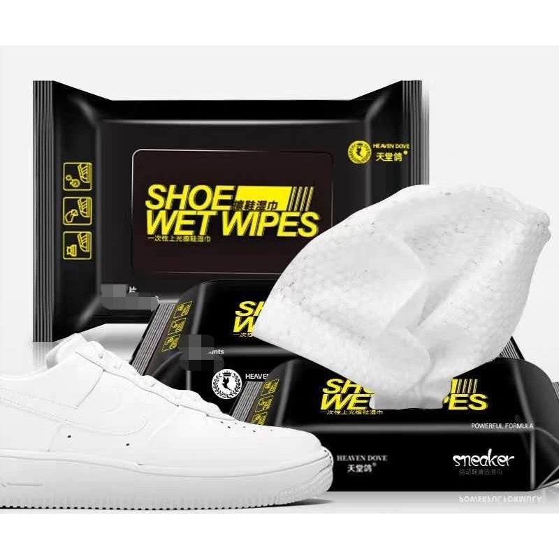 Shoe Wipes Shoe Cleaner Disposable Wet Wipes Leather Shoes Sandals ...