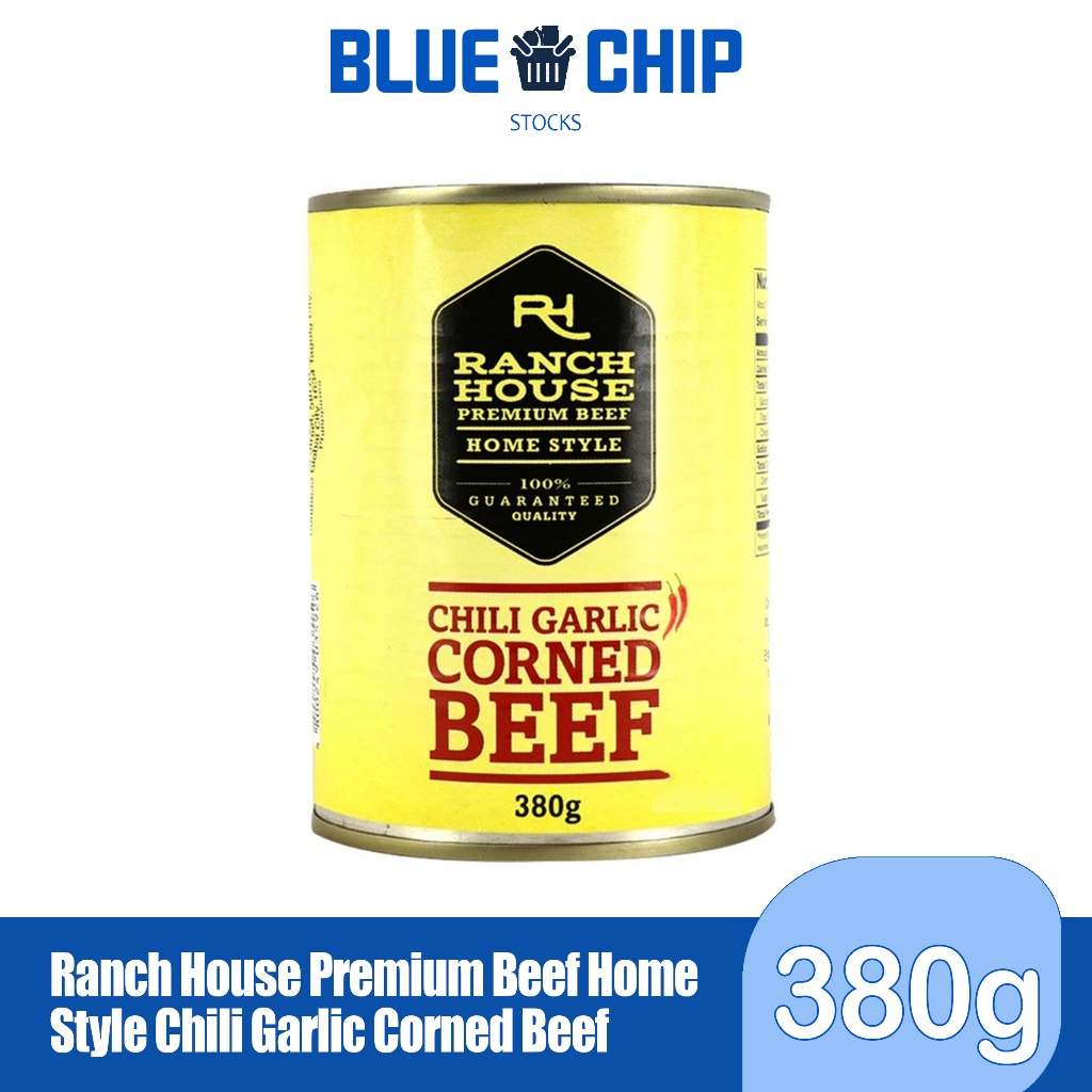BlueChipStocks Ranch House Premium Beef Home Style Chili Garlic Corned ...