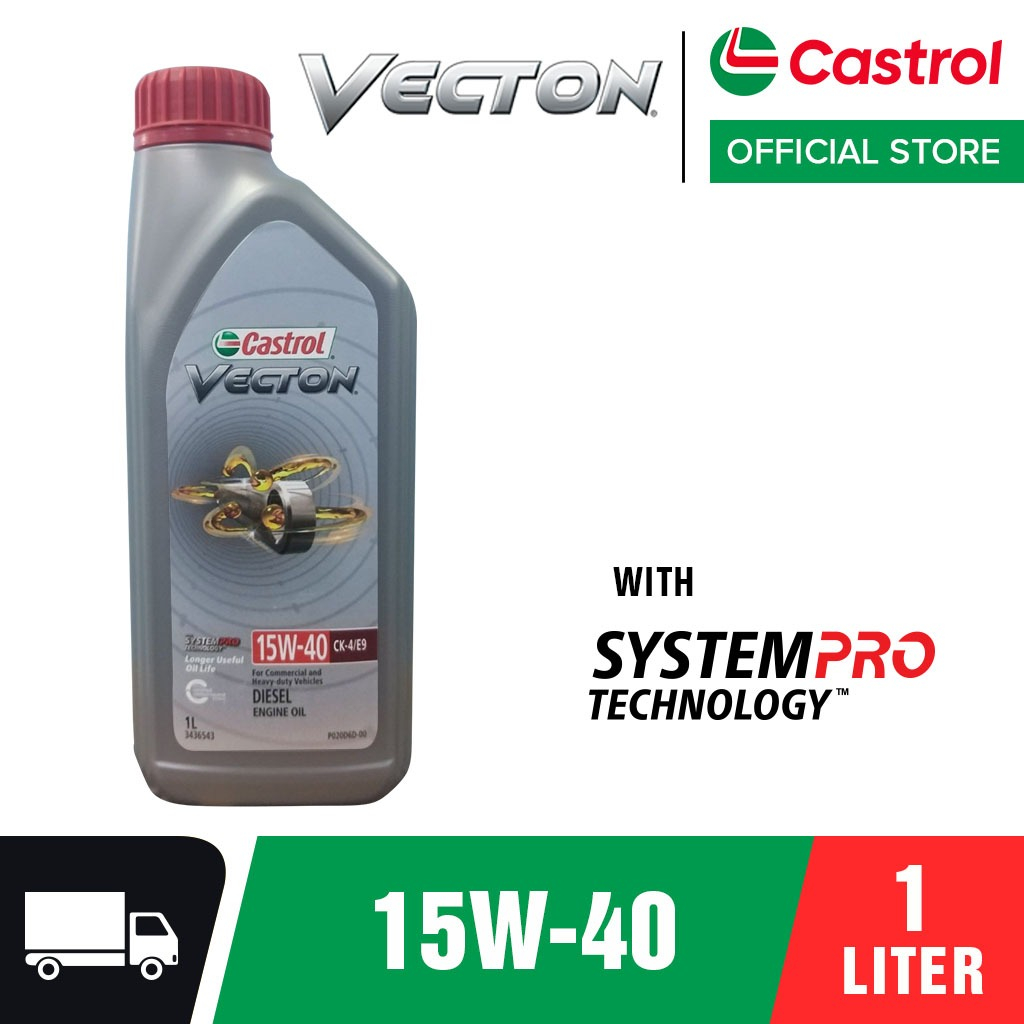 Castrol Vecton 15W-40 CK-4/E9 1L | Shopee Philippines