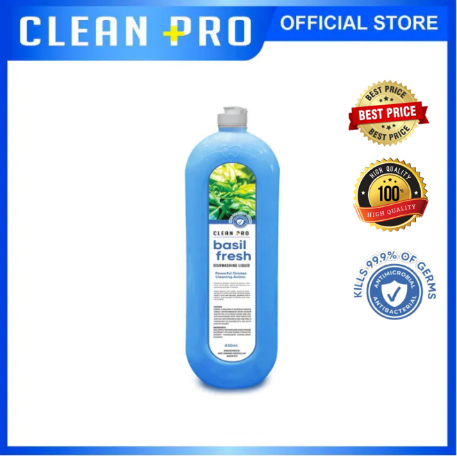 Clean Pro Dishwashing Liquid Basil Fresh Scent 850ml | Shopee Philippines