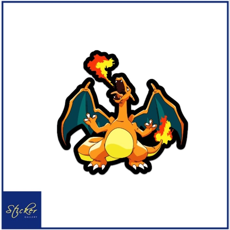 CHARIZARD ANIME WATERPROOF STICKER | Shopee Philippines