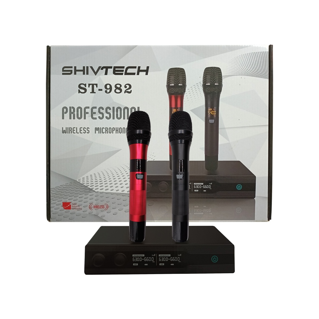 Shivtech ST-982 Wireless Microphone (UHF) | Shopee Philippines