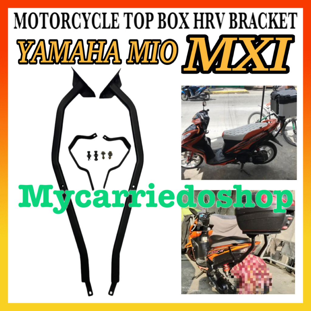Motorcycle Yamaha Mio MXI HRV Bracket Heavy Duty Mio MXI Top Box ...