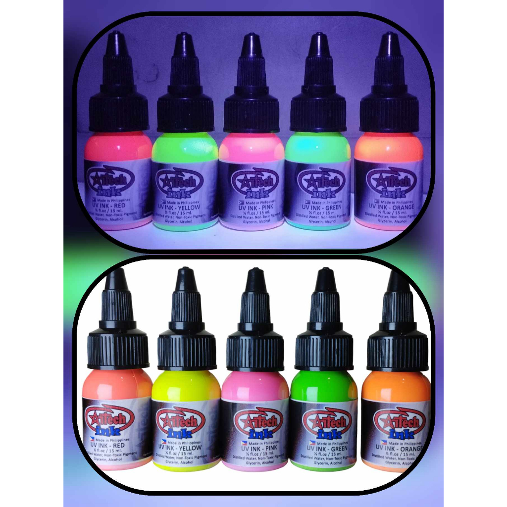 ARTECH INK COLORS - UV LIGHT INK COLORS SINGLE (Originally Filipino ...