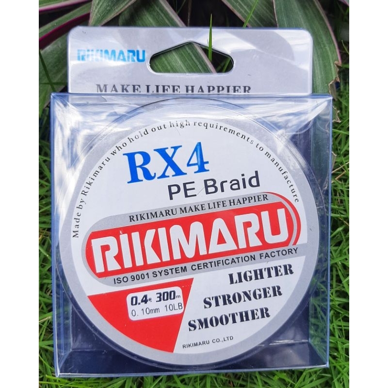RIKIMARU RX4 Premium PE Braided Line 300m | Shopee Philippines