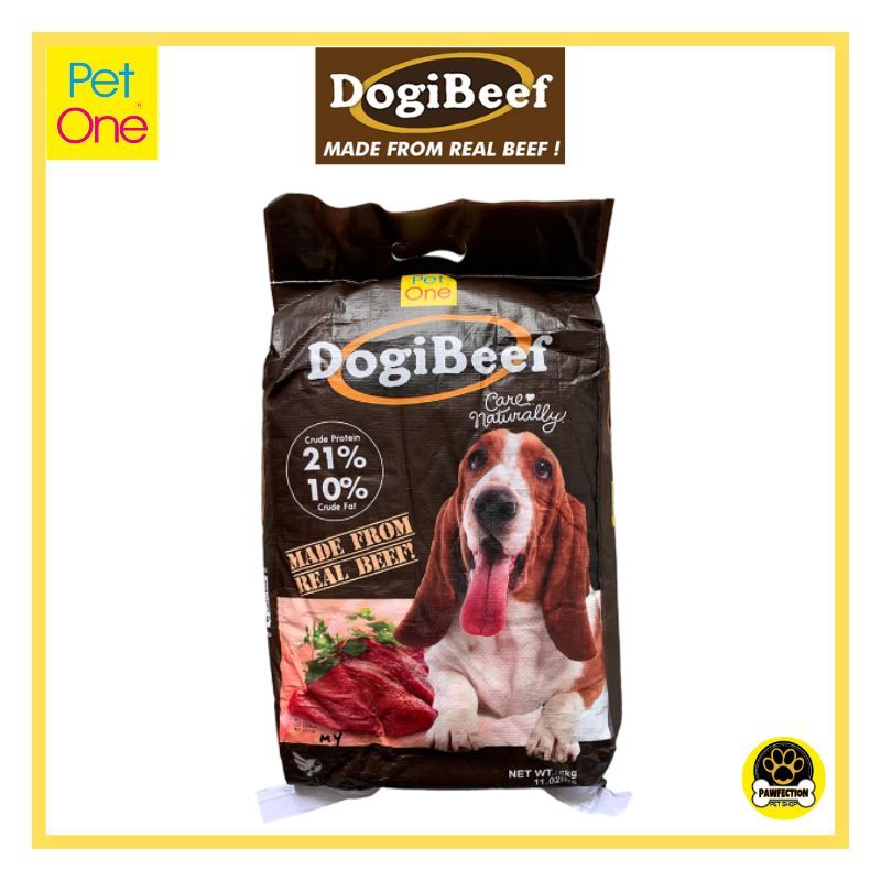 DOGIBEEF ADULT DOG FOOD 5KG (SOLD PER BAG) ~PET ONE | Shopee Philippines