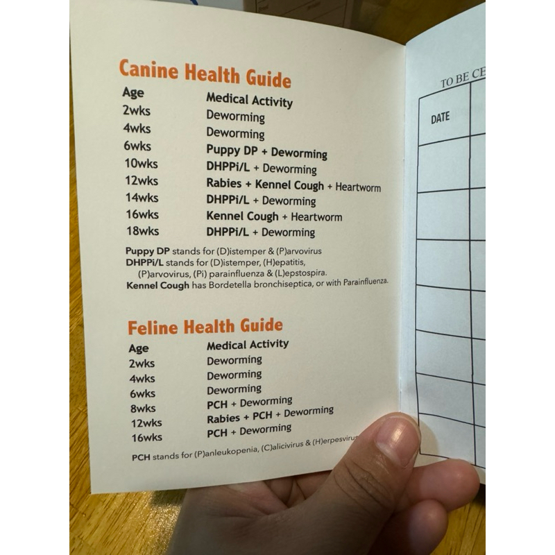 Pet Vaccination Card | Pet Booklet | Shopee Philippines
