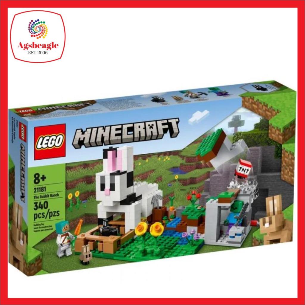 Lego Minecraft The Rabbit Ranch 21181 (2022) | Shopee Philippines