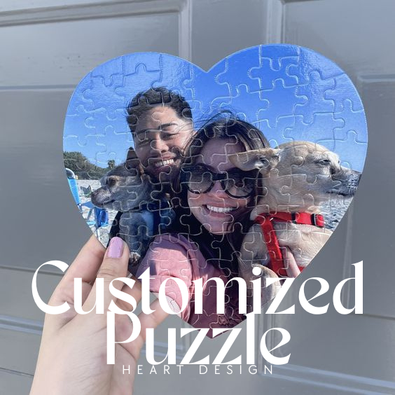 Customized Heart Puzzle Personalized Jigsaw Puzzle Wedding Gift Ideas ...