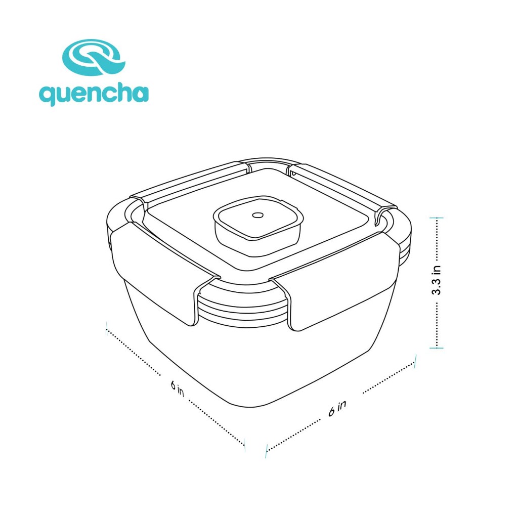 QUENCHA 1100ml Bento Lunch Box | Shopee Philippines