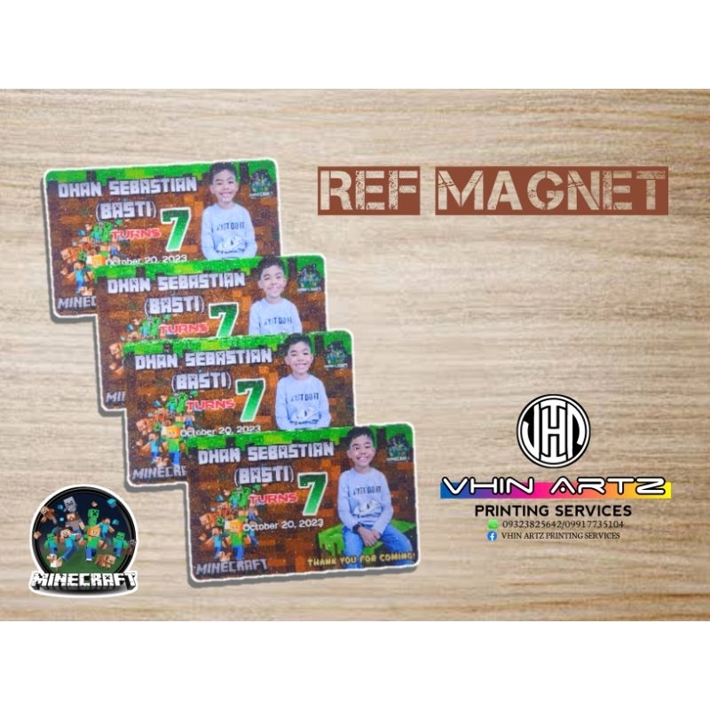 Personalized Ref Magnet 30pcs Minimum | Shopee Philippines
