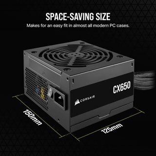 Corsair CV650 / CX650 650W 80+ Bronze certified ATX Power Supply ...