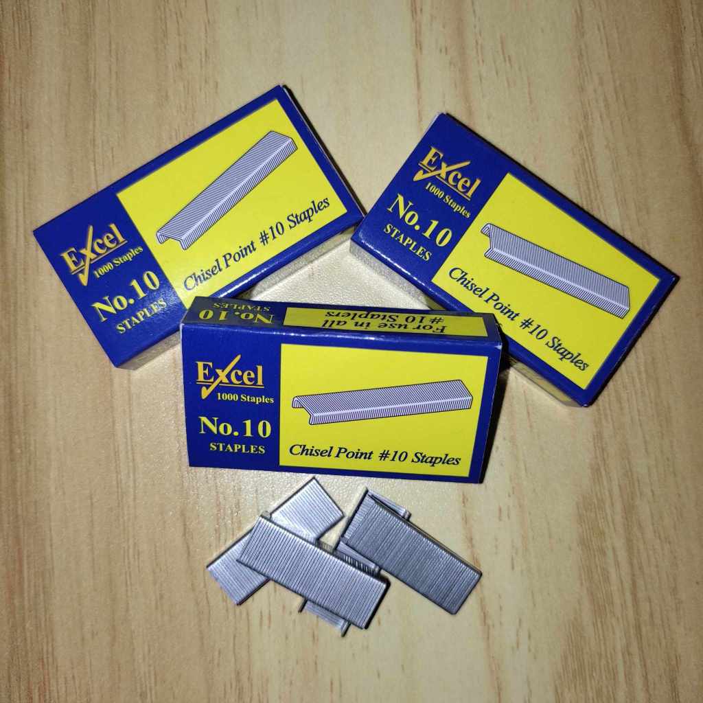 Excel Staple Wire No. 10 / 10mm Small Size 1box | Shopee Philippines
