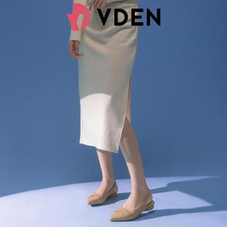 VDEN Pointed Mules Slingback Flat Shoes 22008 Pointed Toe Flat Heel (1 ...