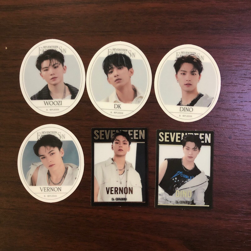 Seventeen Bandai Sticker (Woozi, DK, Vernon, Dino) | Shopee Philippines