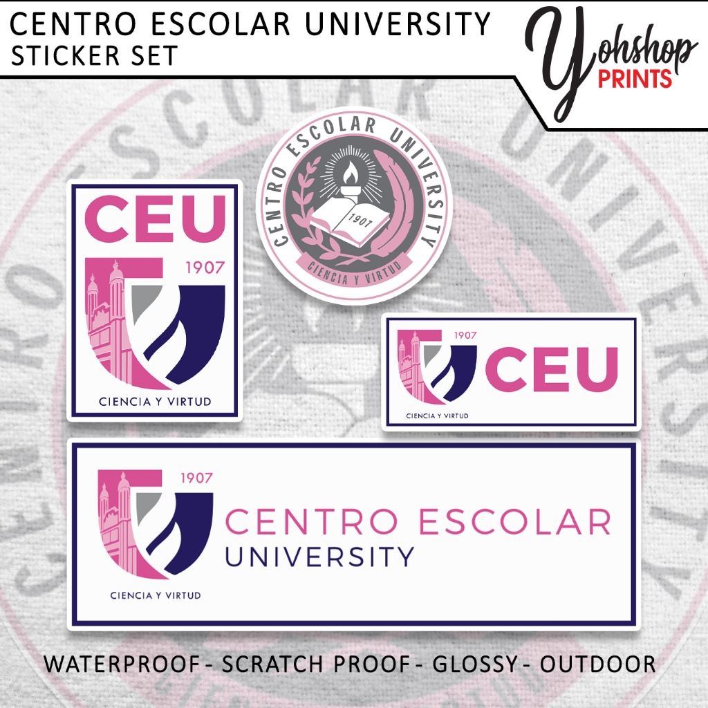 University Logos | Car Decal University Logo | Centro Escolar ...