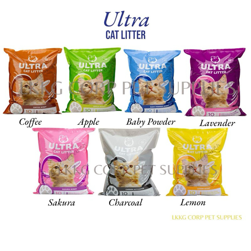 Ultra Cat Litter 10L (7 scents available) | Shopee Philippines