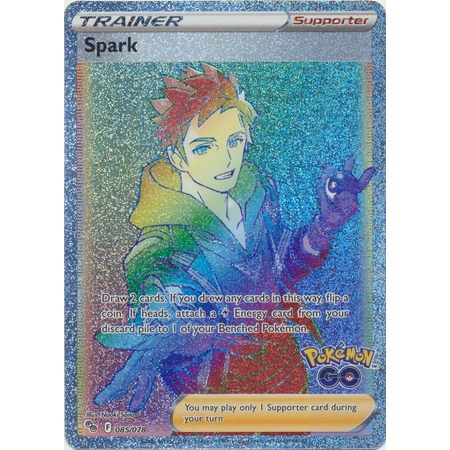 Spark - 085/078 - Hyper Rare Pokemon Go Singles | Shopee Philippines
