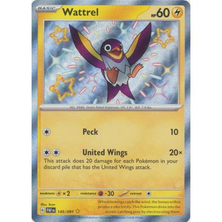 Wattrel Shiny Rare Scarlet & Violet: Paldean Fates Pokemon TCG Trading ...