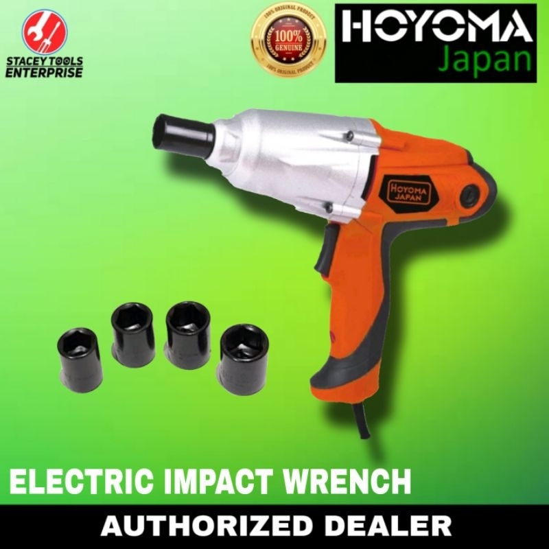 Hoyoma Electric Impact Wrench 17mm/19mm/ 21mm/ 22mm PTIW2410 900w Japan ...
