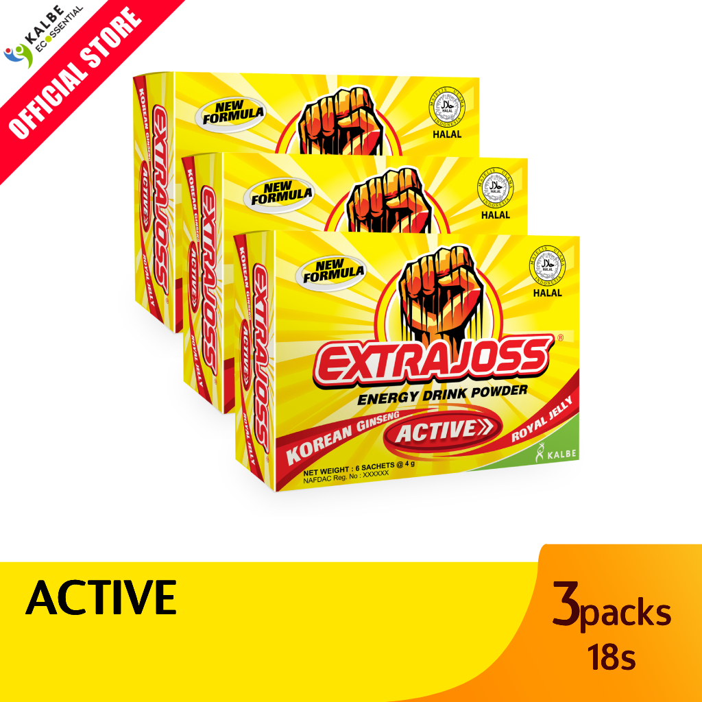 Extra Joss Energy Drink 3 Packs (18 Sachets) | Shopee Philippines