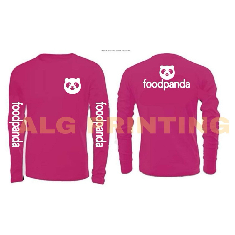FOODPANDA LONGSLEEVE FULL PINK HQ Alg | Shopee Philippines