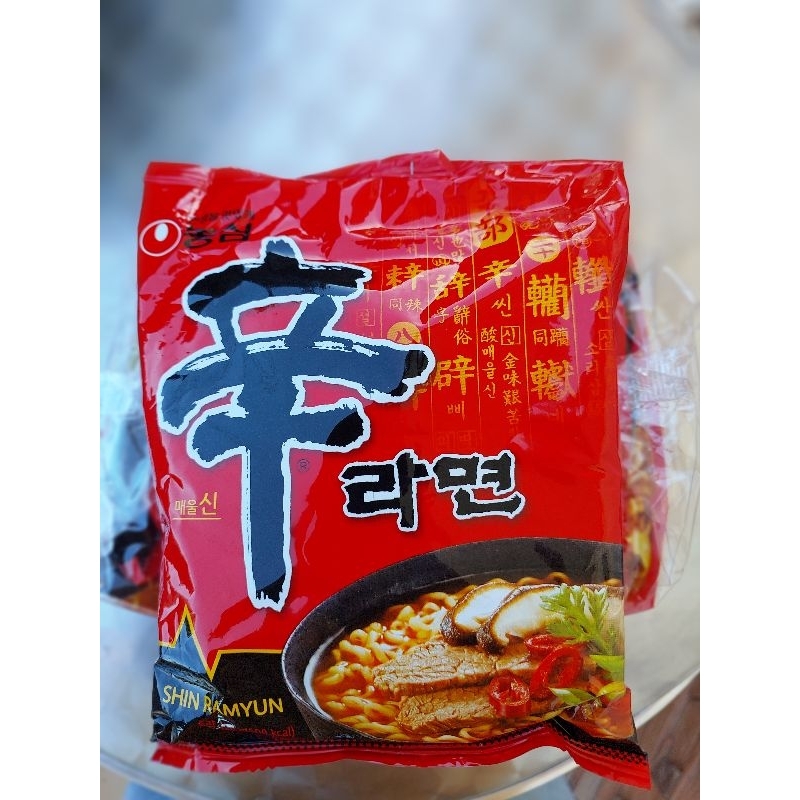 Authentic Nongshim Shin Ramyun Korean Instant Noodles 120g | Shopee ...