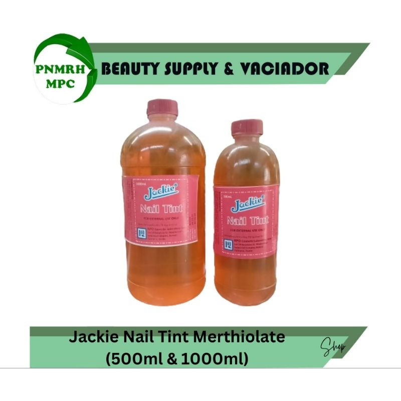 Jackie Nail Cuticle Tint Merthiolate (500ml & 1000ml) | Shopee Philippines