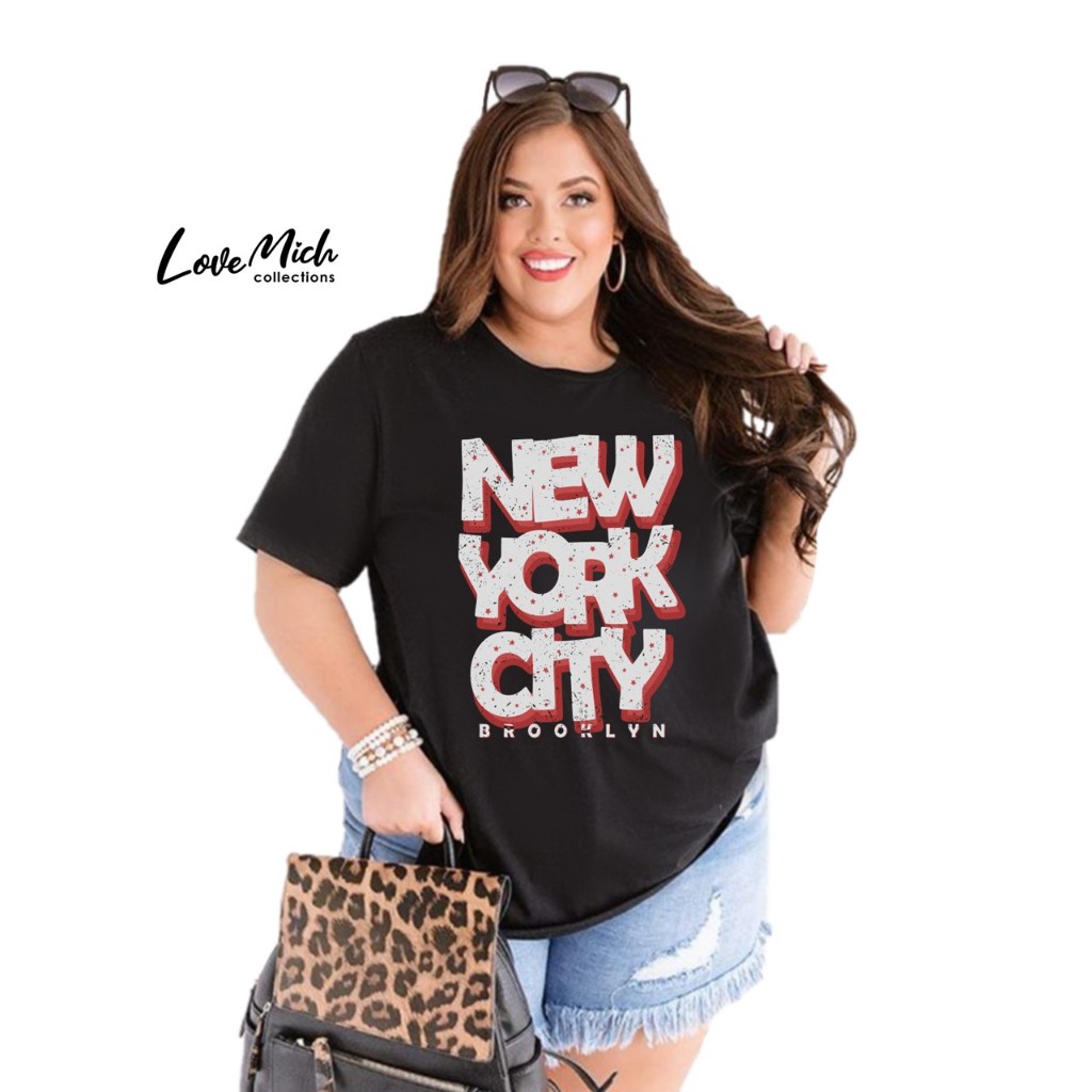 A3 Plus Size 4XL 5XL Graphic Shirt Oversize Tees New York Design Unisex ...