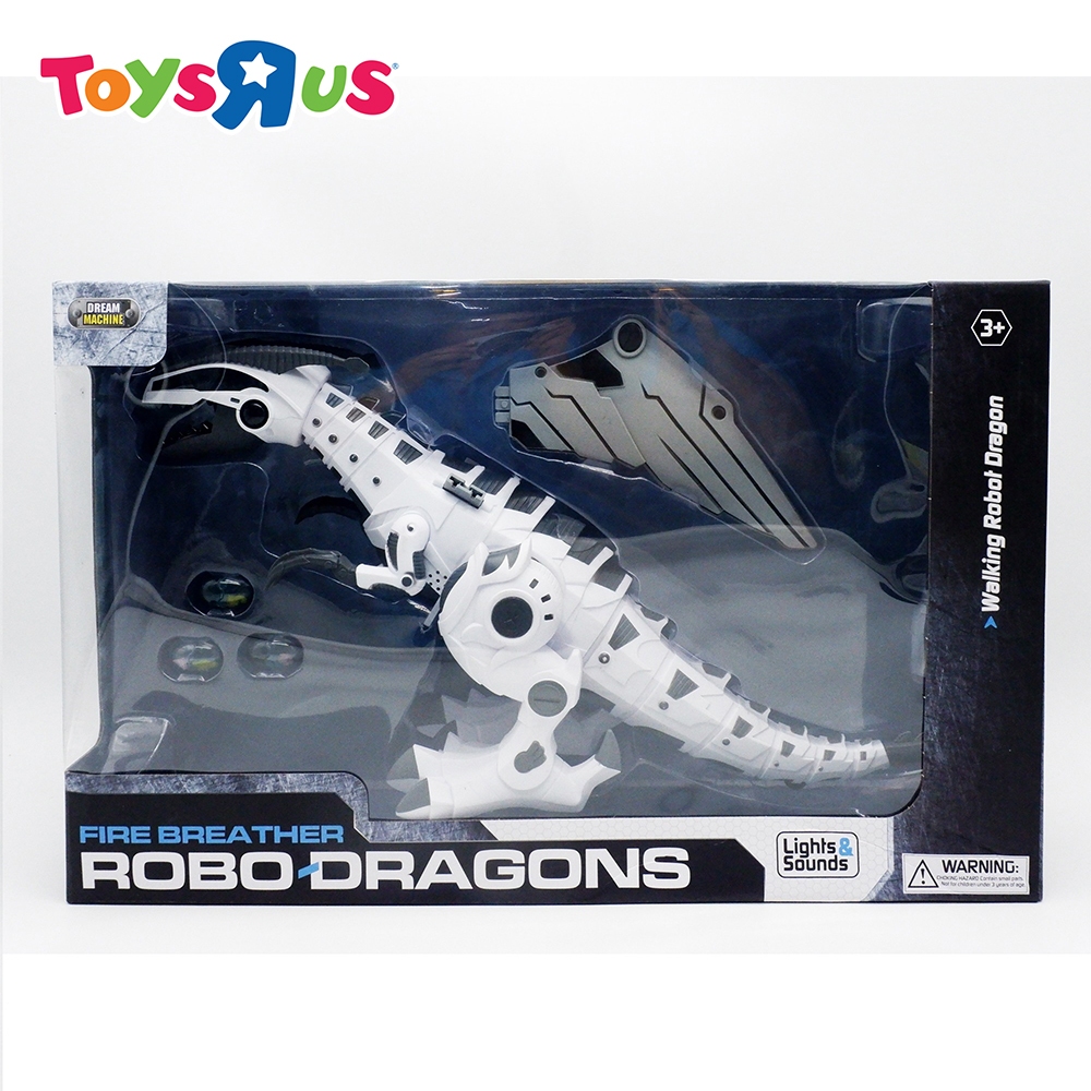 Dream Machine Fire Breather Robo Dragons (White) | Shopee Philippines