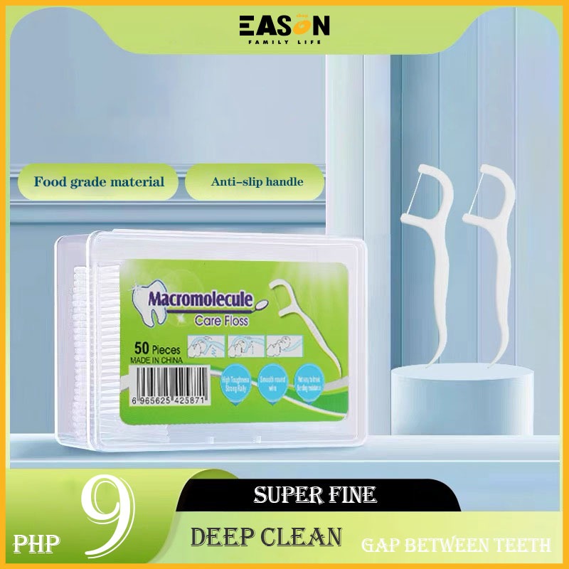 EasonShop COD 50Pcs/Set Teeth Toothpicks Stick Dental Floss Flosser ...