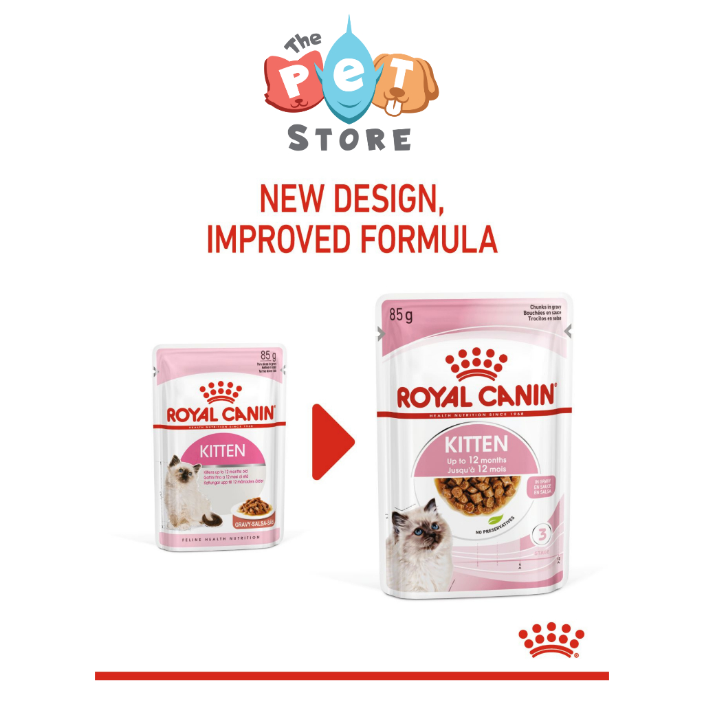 Royal Canin Kitten Wet 12's Cat Food - (FREE 1 RC KITTEN WET 85g) (85g ...