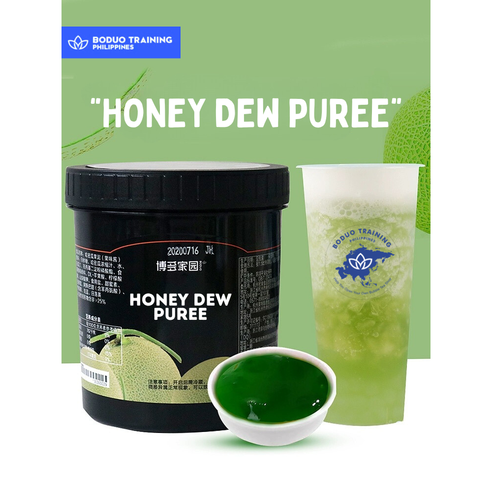 Honeydew puree 1.3kg for Milktea, Milk Tea, Fruit Tea, Green tea Shake ...