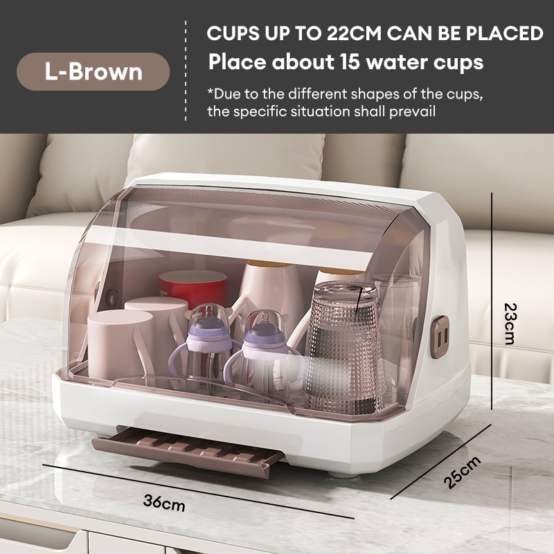 Cup Drainer with Cover Dish Rack Drainer dish organizer Glass Cup Mug ...