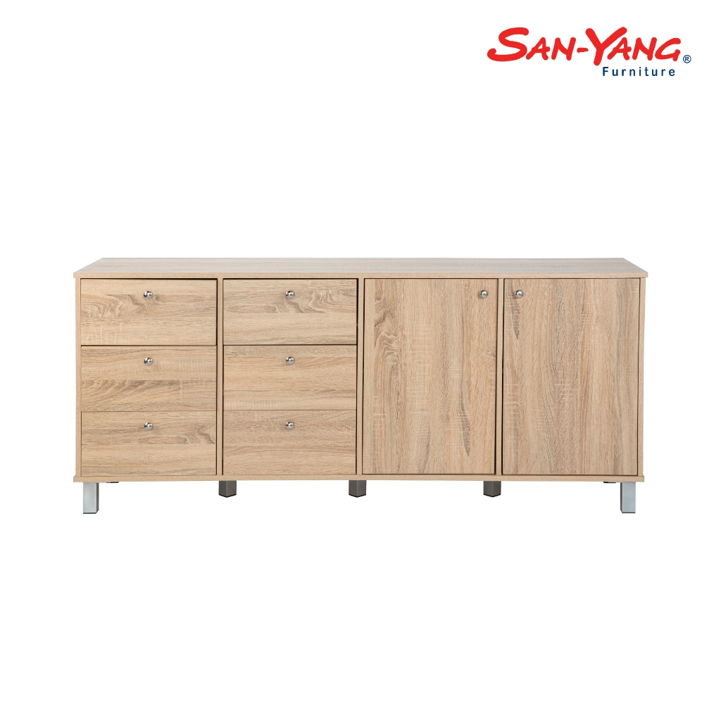 San-Yang TV Stand 202057 White Oak | Shopee Philippines