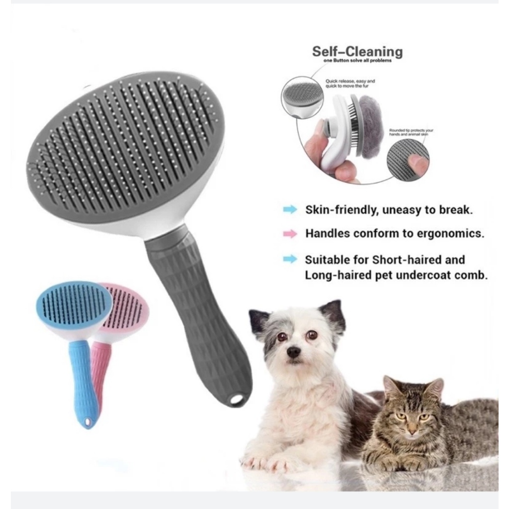 Pet Dog Comb Brush Grooming Cleaning Comb Hair Fur Shedding Tool ...