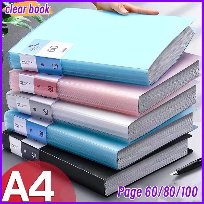 A4 Large capacity transparent folder paper storage multi-layer file ...