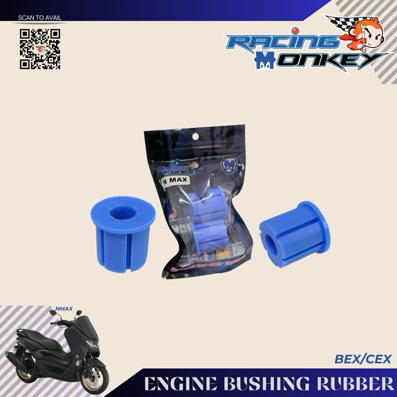 Racing Monkey Engine Bushing Rubber Nmax | Shopee Philippines