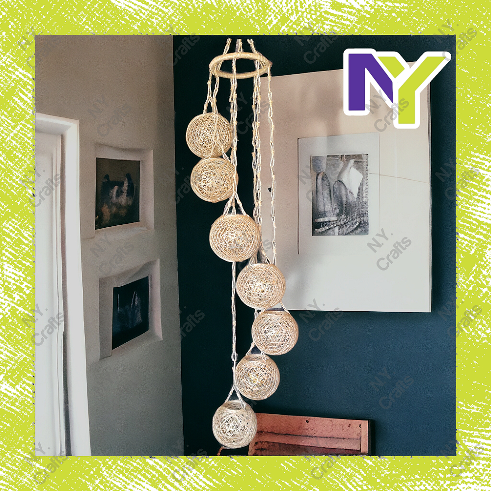 Hanging Native Abaca Set Rattan Balls String Christmas Decor Home ...