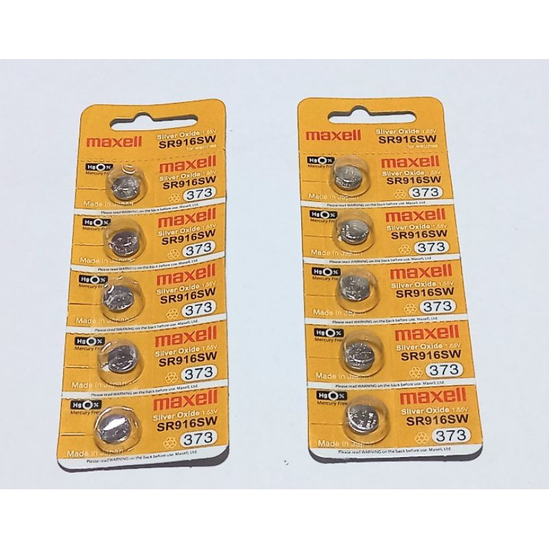 Original Maxell SR916SW 373 Silver Oxide 1.55v Battery | Shopee Philippines